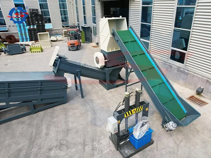 Plastic Recycling Lines Machinery for PP HDPE PS Plastics