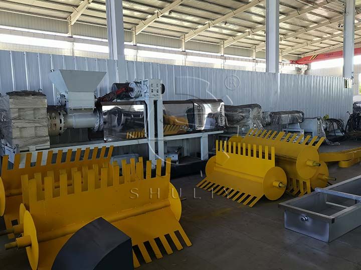 100-500 KG/H PP/PE Washing Rinsing Tank Machine