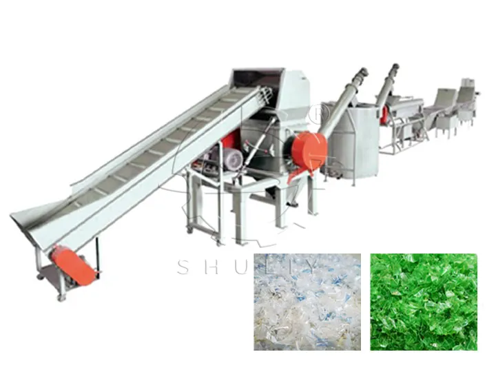 PET Plastic Bottle Recycling Line Recycling Machine